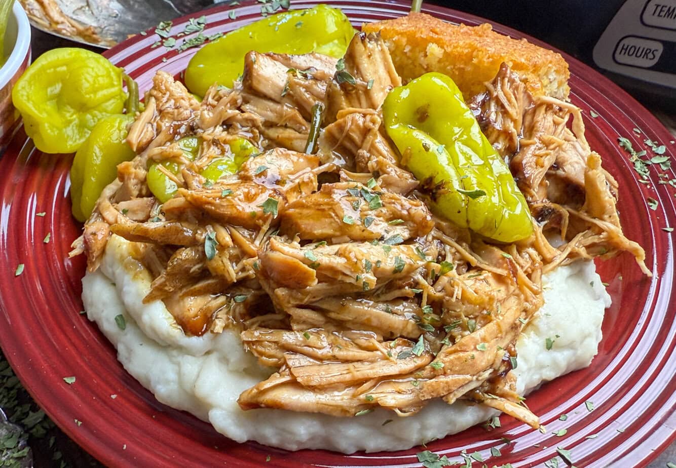 5-Ingredient Crock Pot Mississippi Pork Chops - Back To My Southern Roots